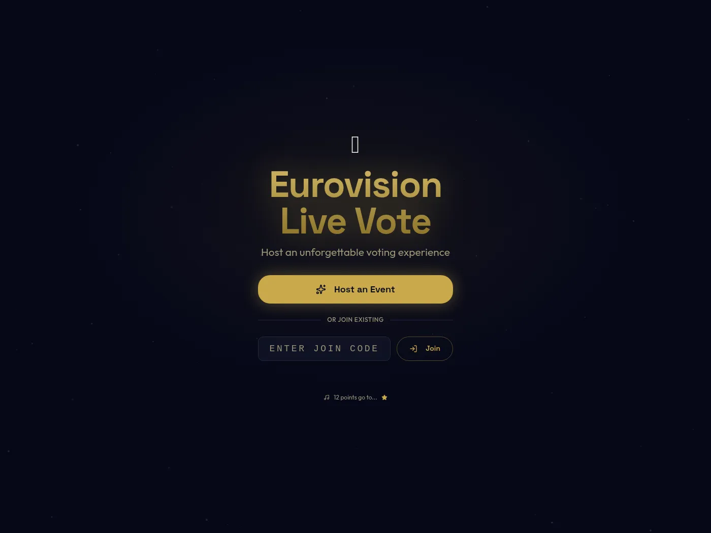 Eurovision Live Vote