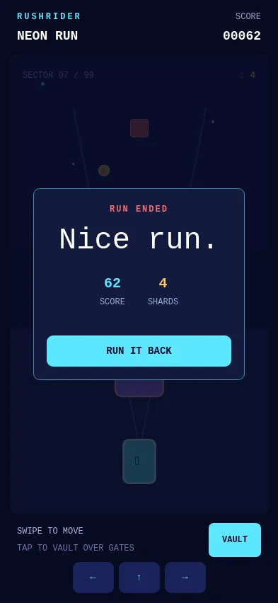 RushRider 3D Runner