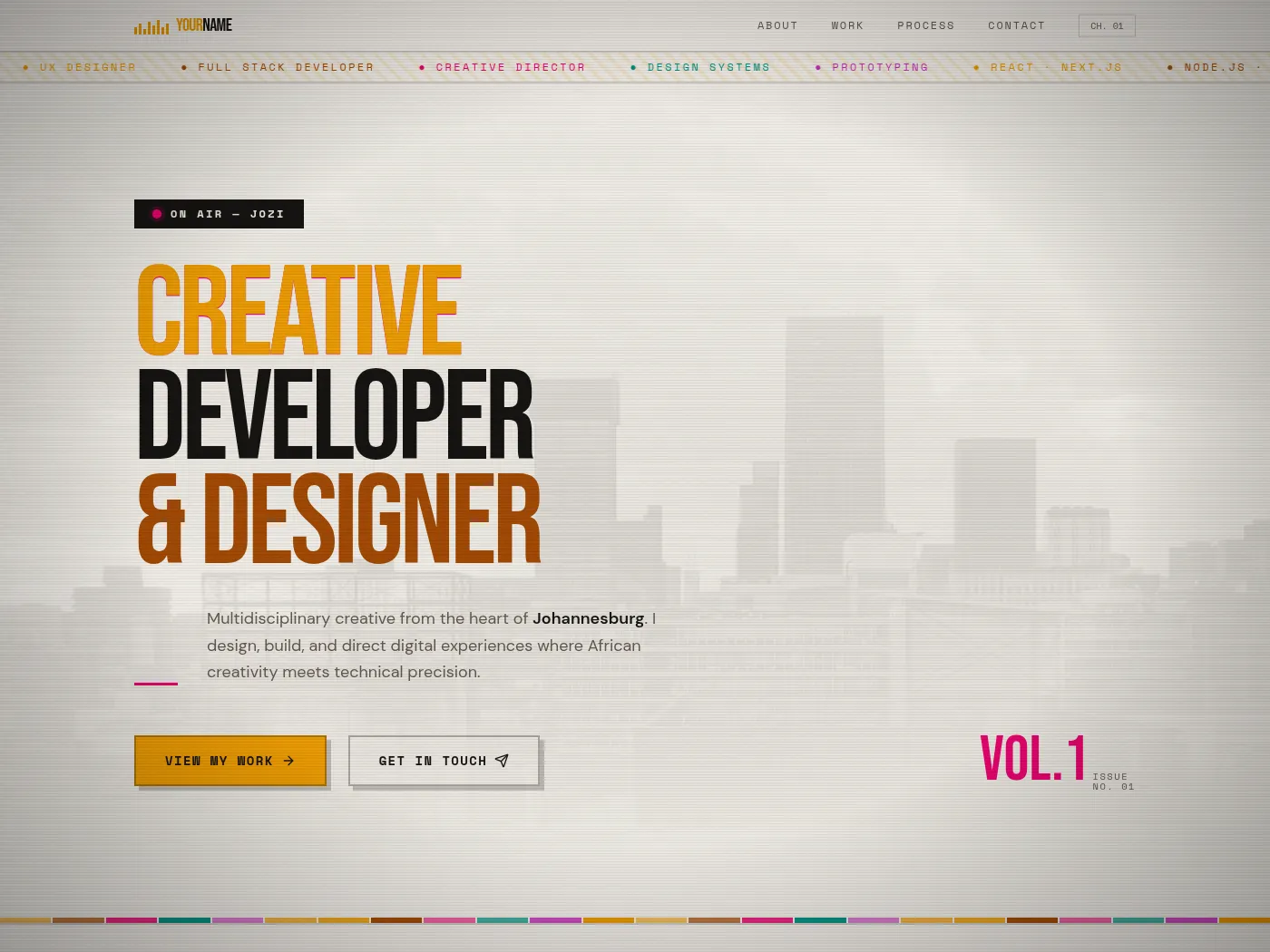 Retro Creator Portfolio