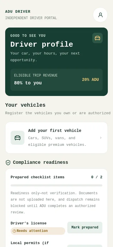ADU Driver Connect