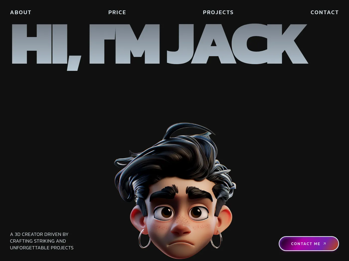 Jack 3D Creator Portfolio