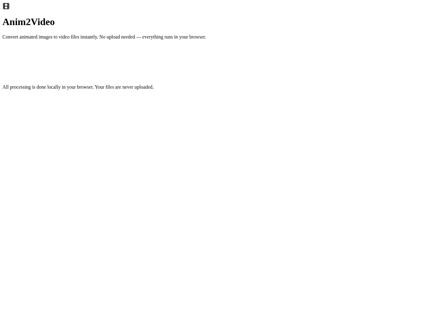 Anim2Video Converter