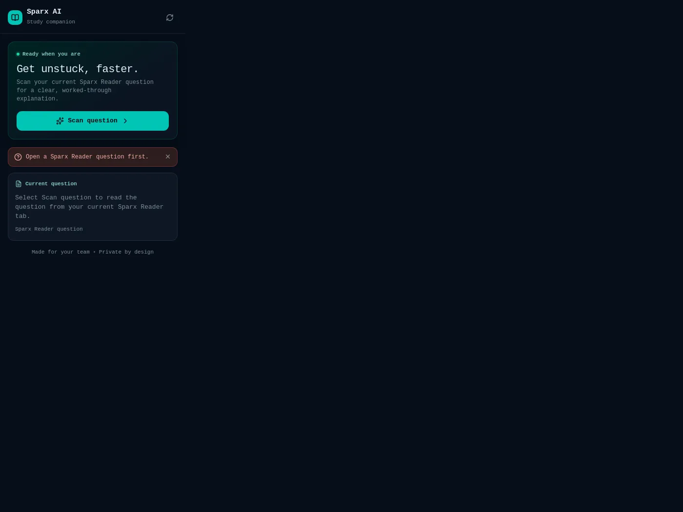 Sparx AI Assistant
