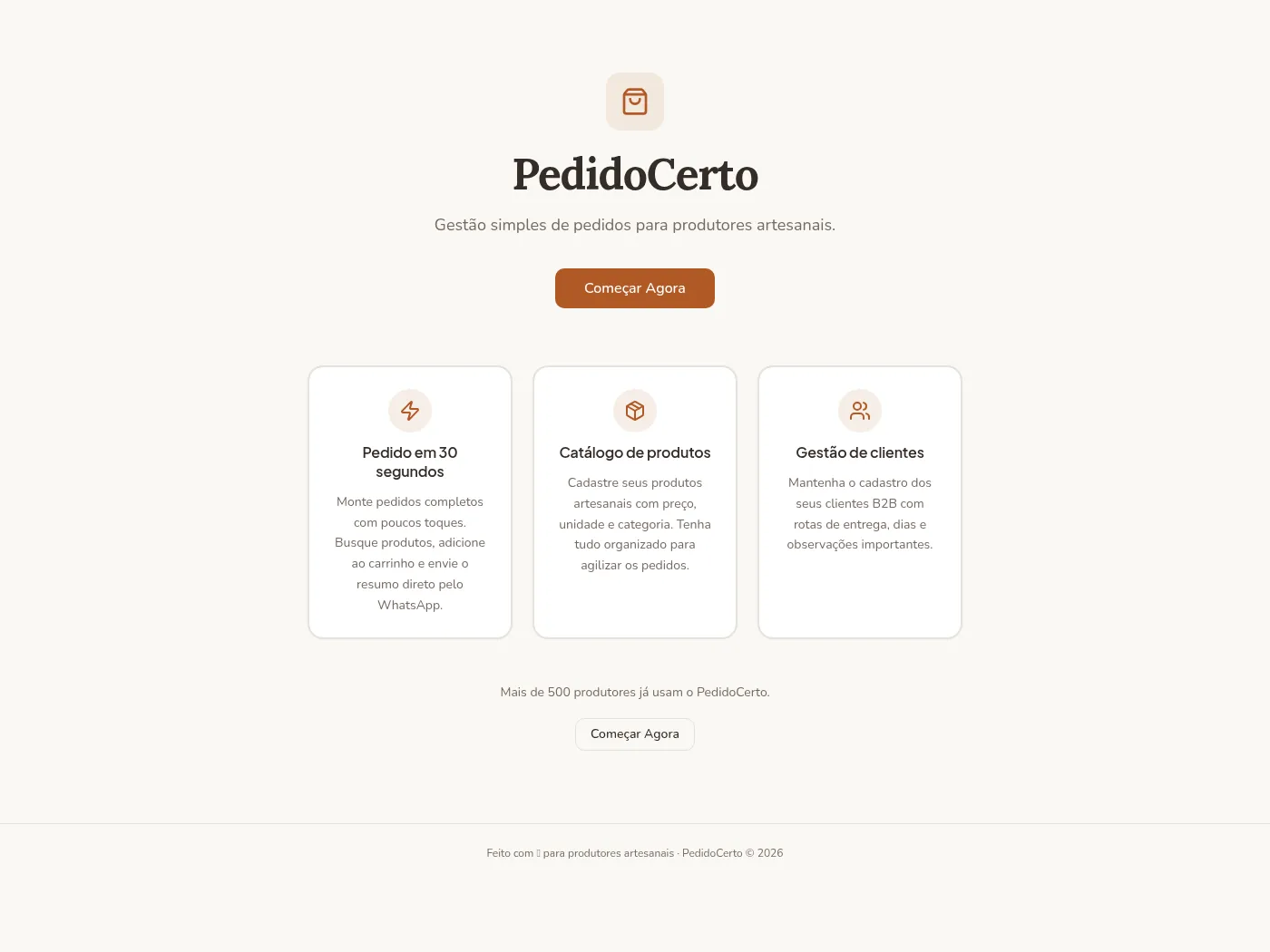 PedidoCerto SaaS