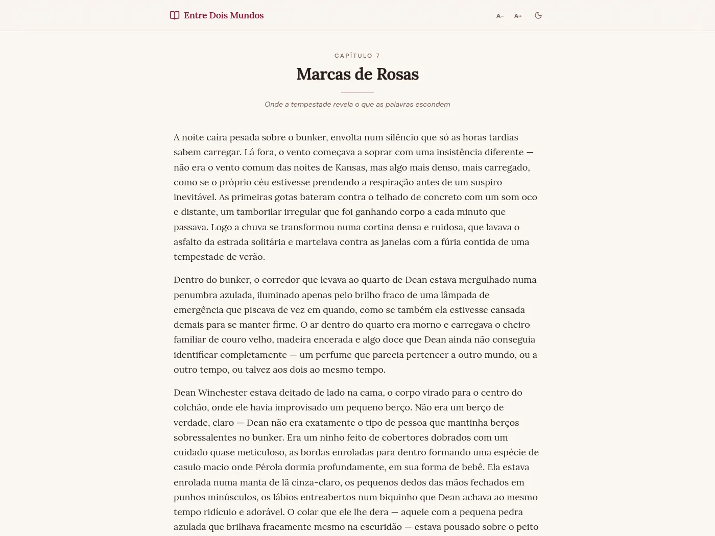 Fanfic Capítulos Humanizados