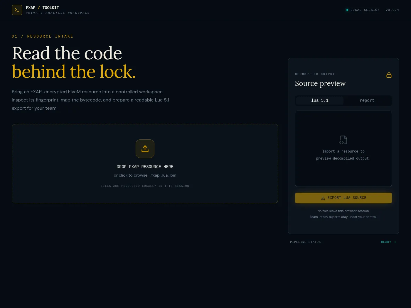 FXAP Decrypt Toolkit