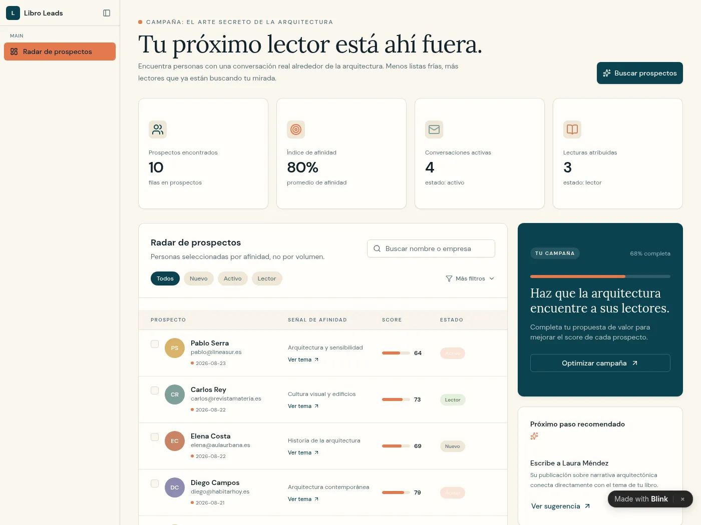 Libro Leads Finder