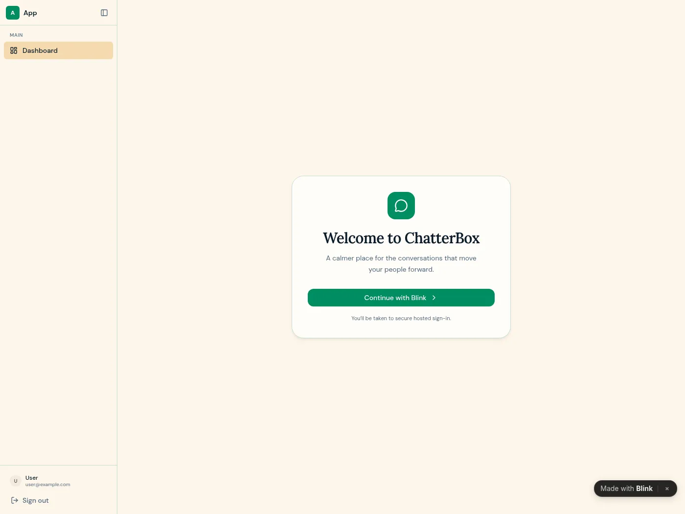 ChatterBox App