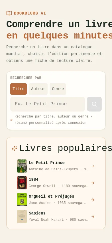 BookBlurb AI