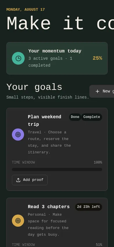 GoalPro Mobile