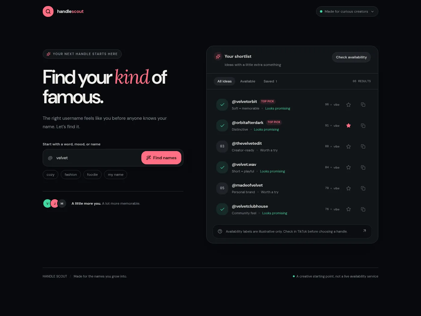 TikTok Name Finder