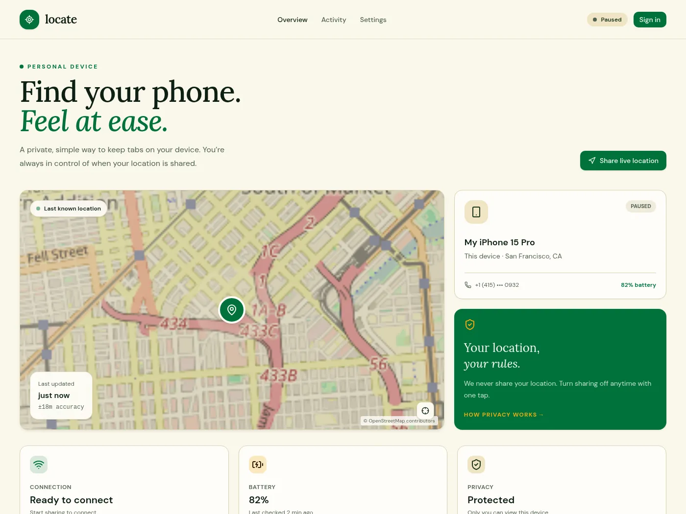 Phone Tracker Dashboard