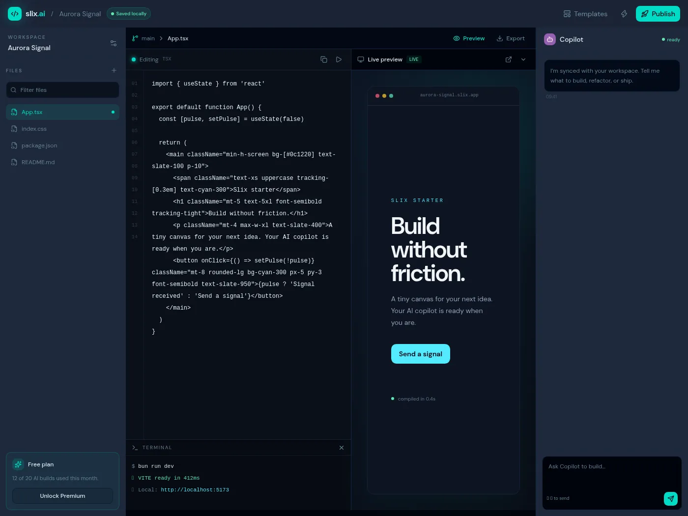 Slix AI Workspace