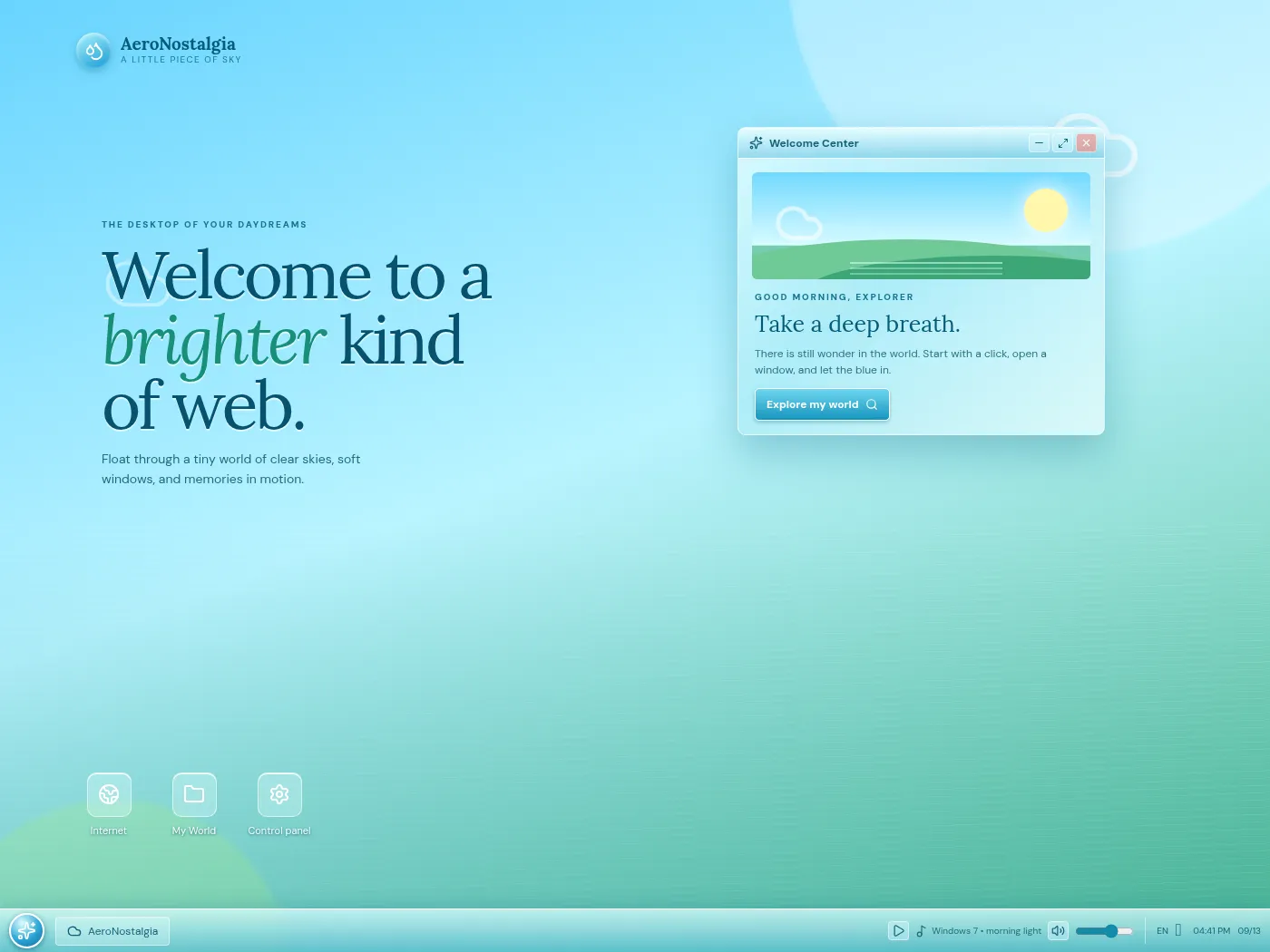 AeroNostalgia Web Experience