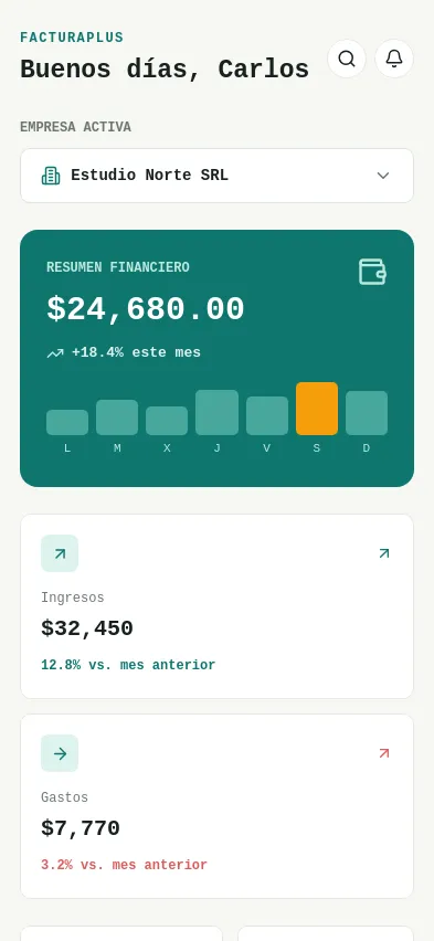 FacturaPlus Mobile ERP