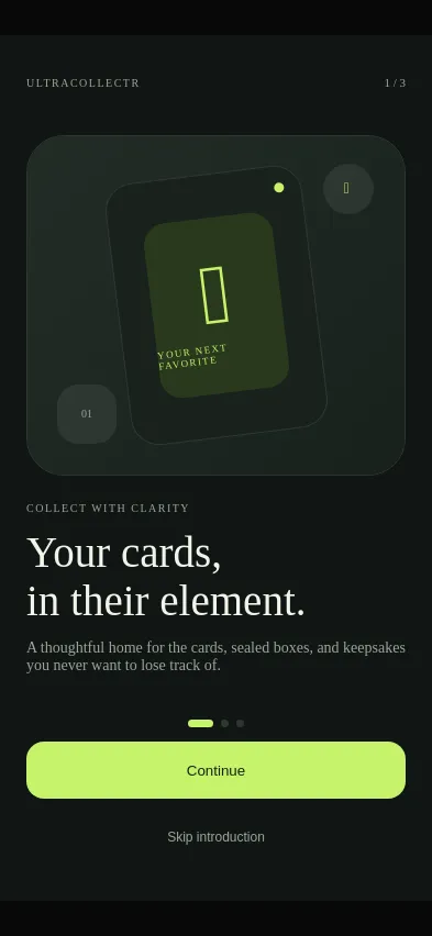 UltraCollectr TCG App
