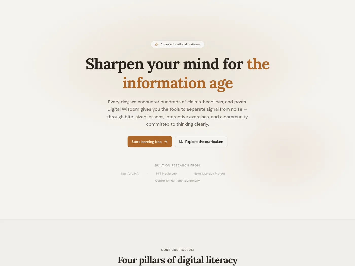Digital Wisdom Platform