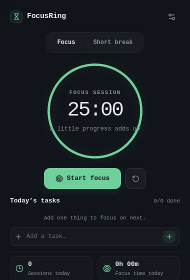 FocusRing Extension