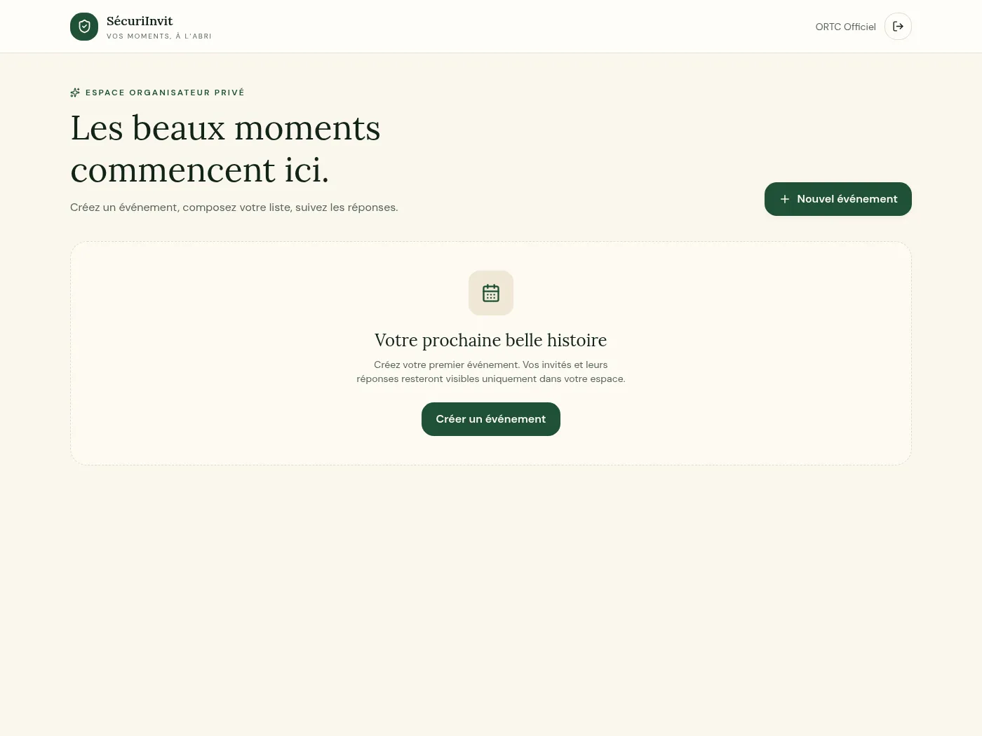 SécuriInvit App