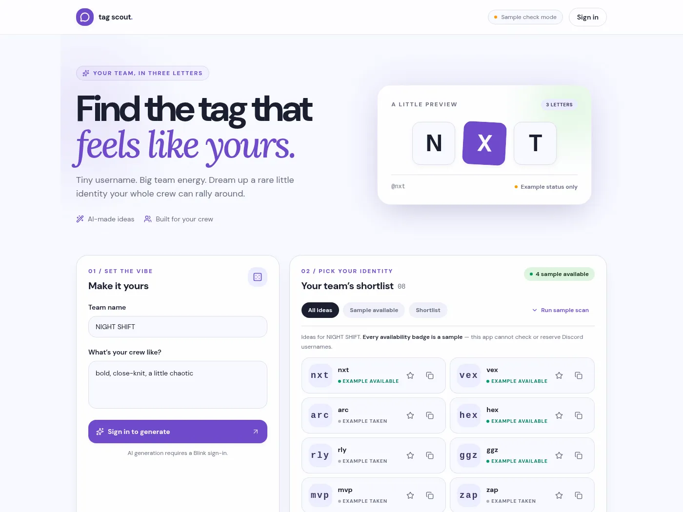 AI Discord Tag Finder