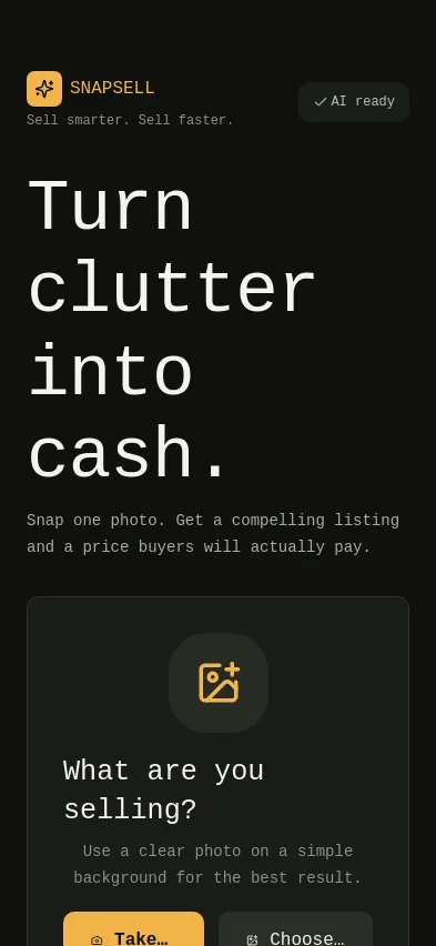 SnapSell Fast