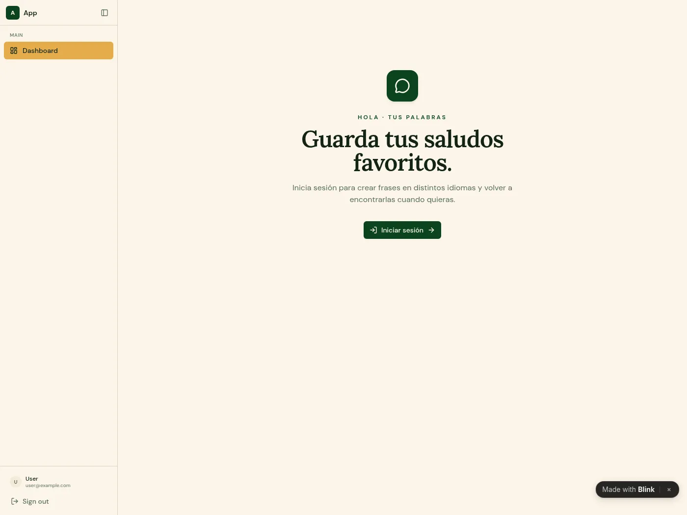 Hola Greet App