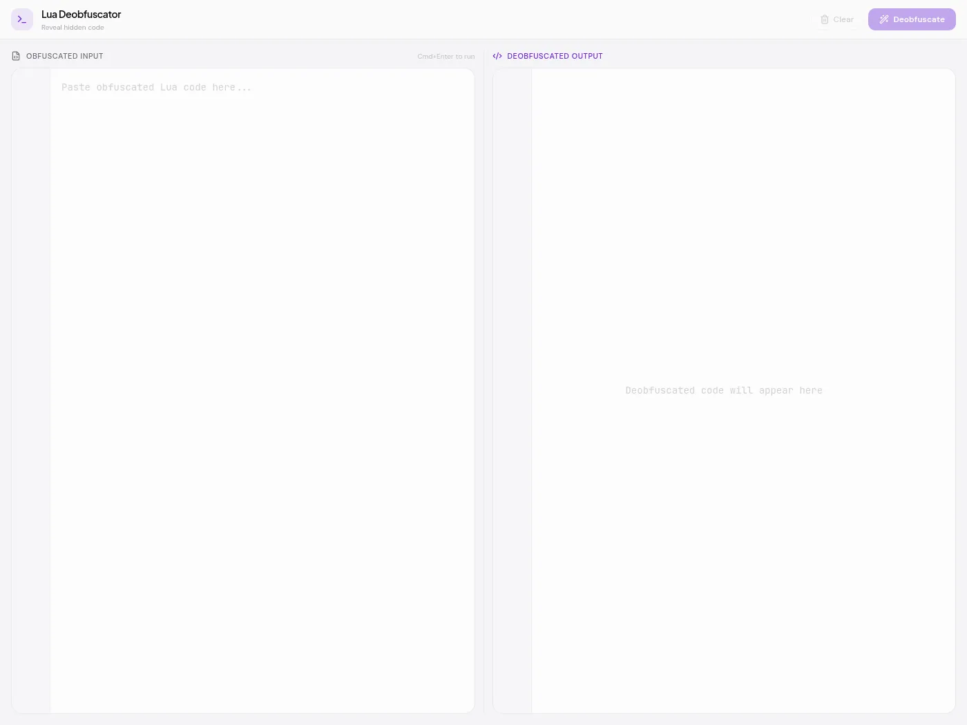 Lua Script Deobfuscator
