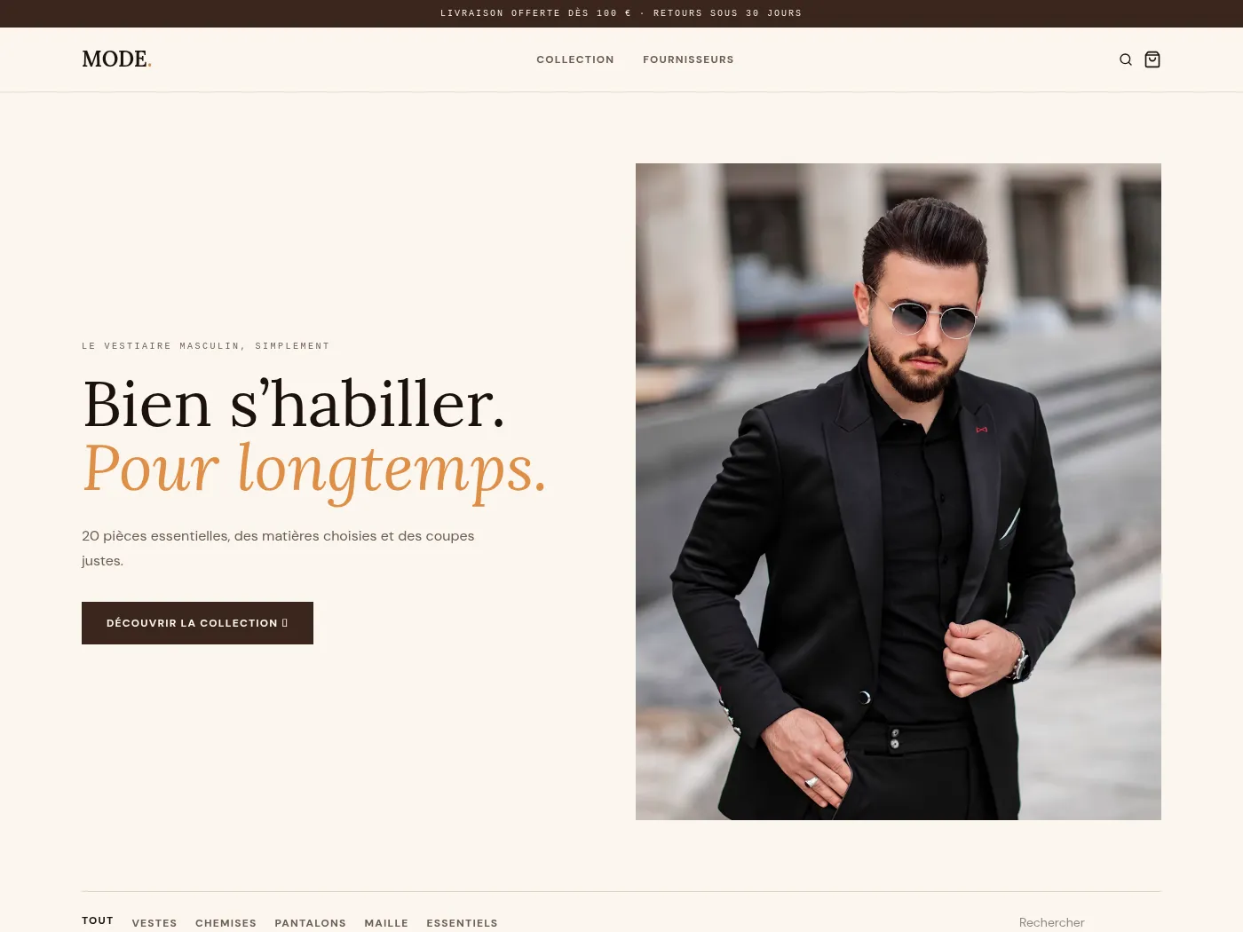 Mode Homme Shop