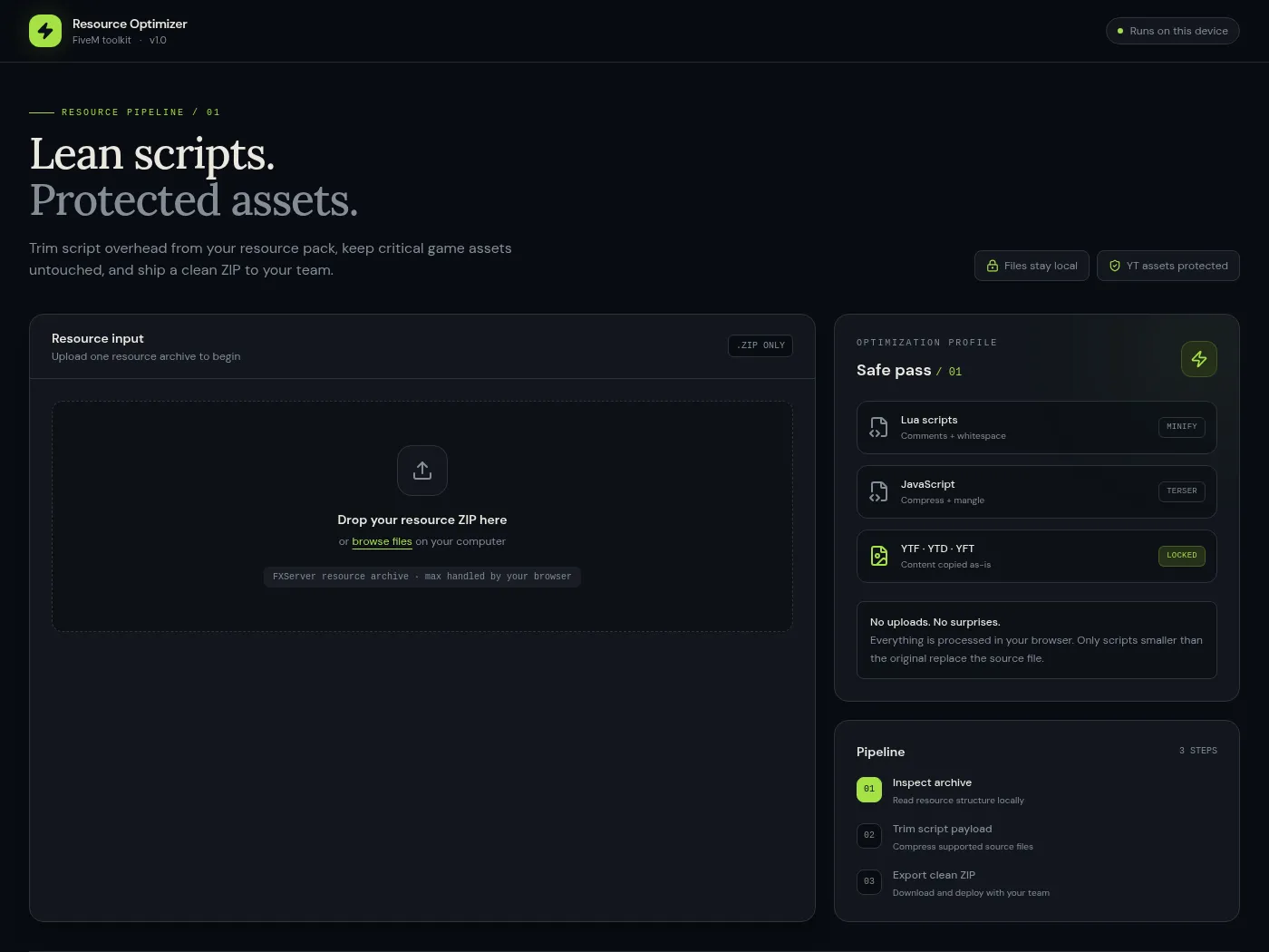 FiveM Resource Optimizer