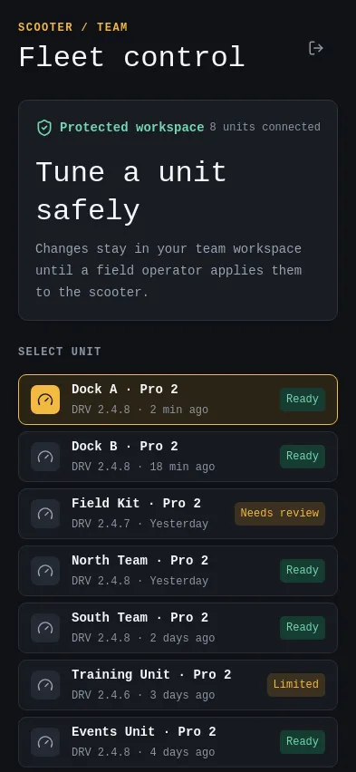 Scooter Control Pro