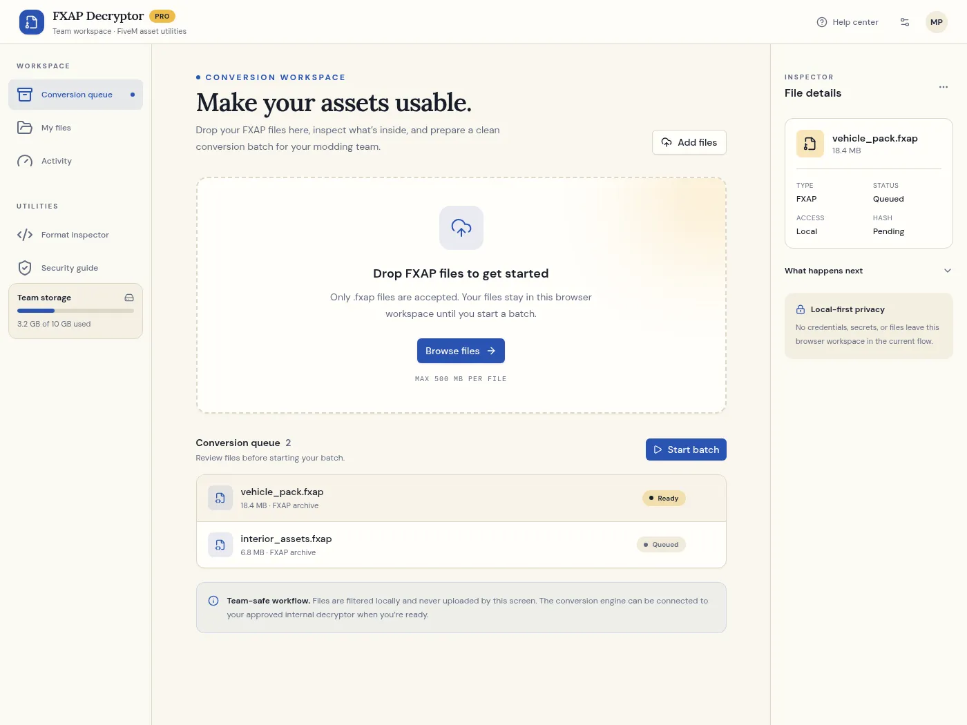 FXAP Decryptor Pro