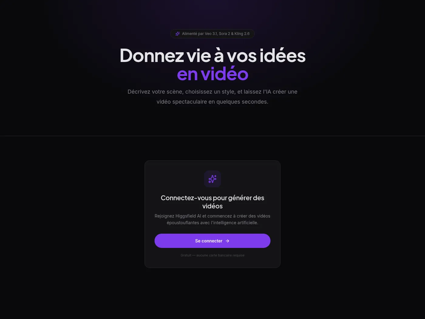 Higgsfield AI Clone