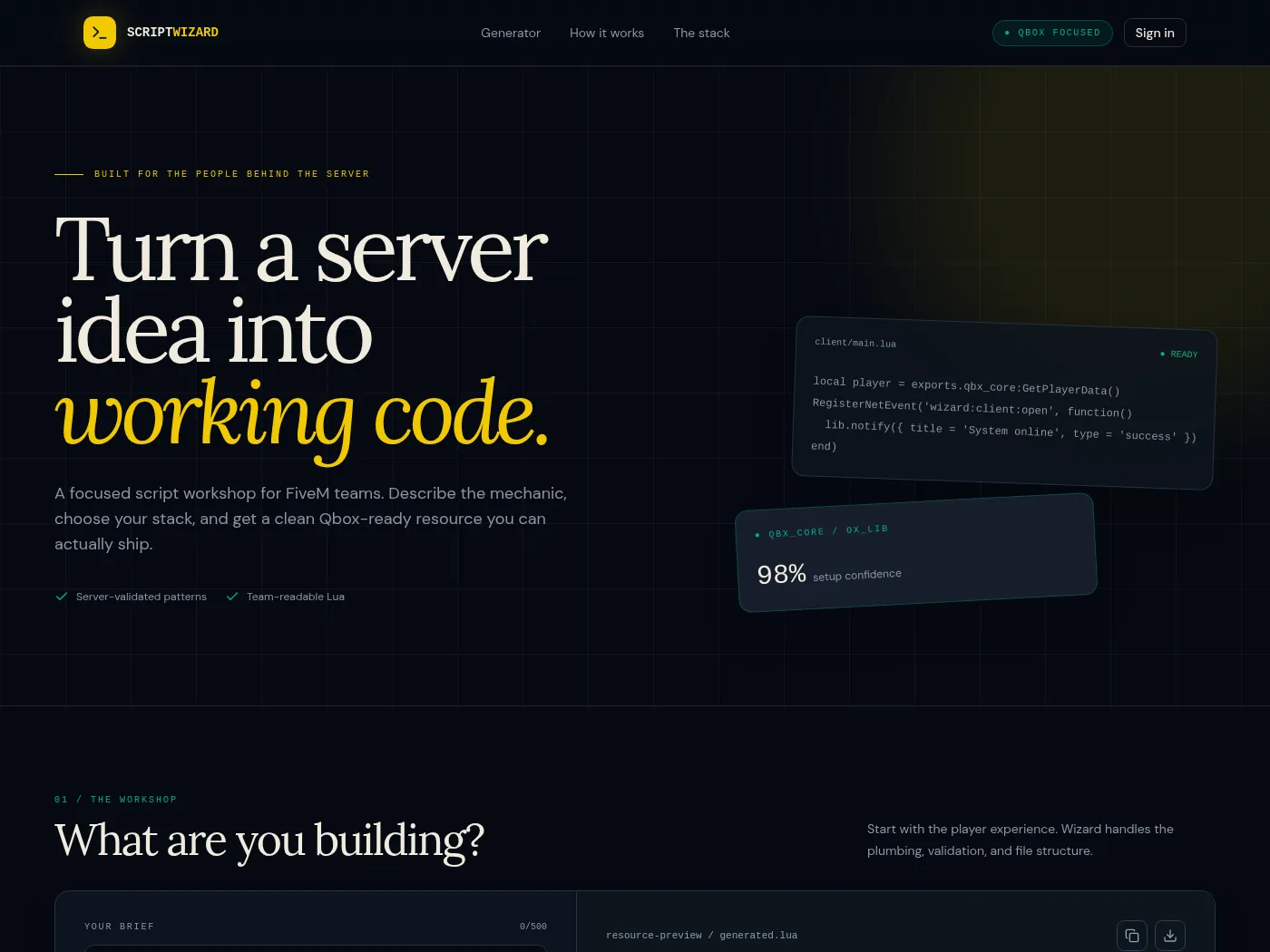 FiveM Script Wizard