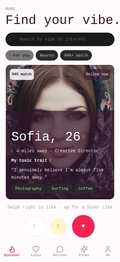 Muse Dating App