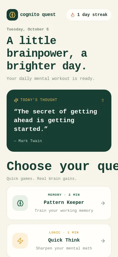 Cognito Quest