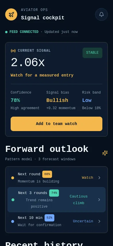 Aviator Signal Predictor