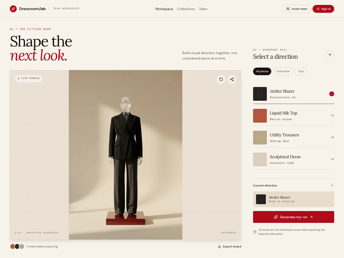 AI Virtual Dressing Room