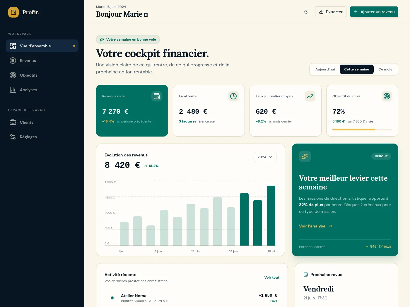 Profit Tracker Pro