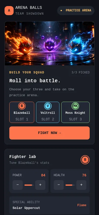 Arena Balls Showdown