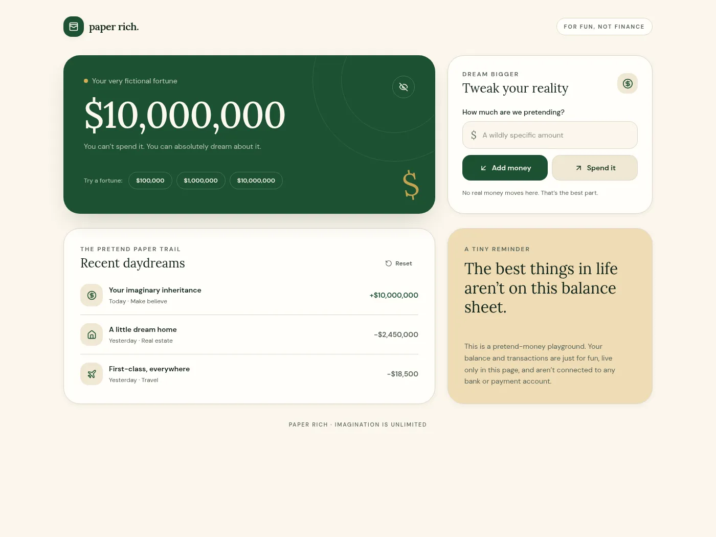 Money Mockup App