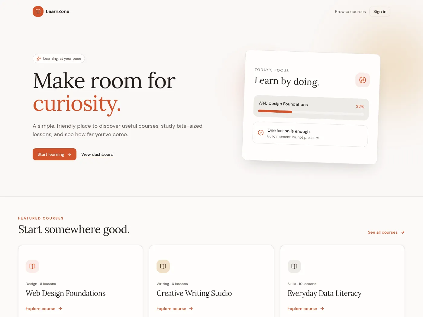 LearnZone Student Portal