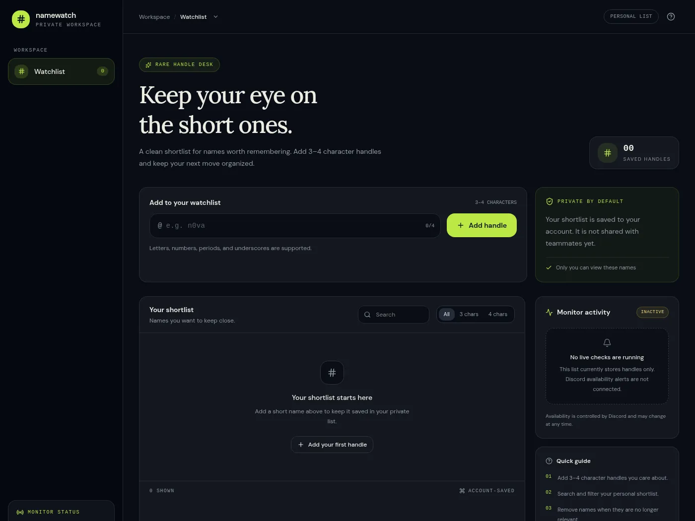 SniperName AI Alerts