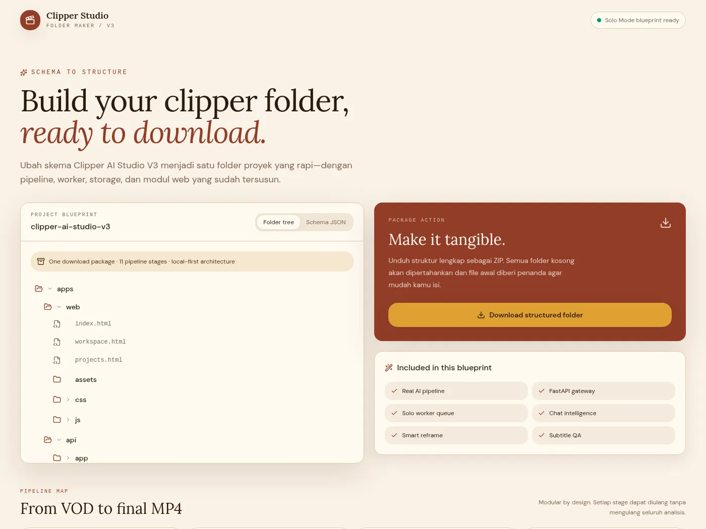 Structured Clipper Website