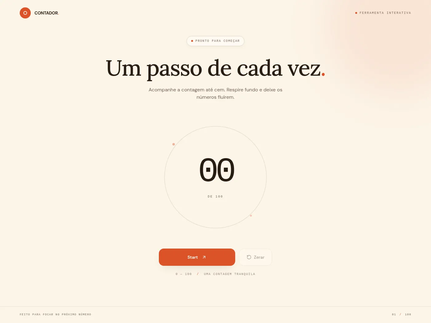 Contador Interativo