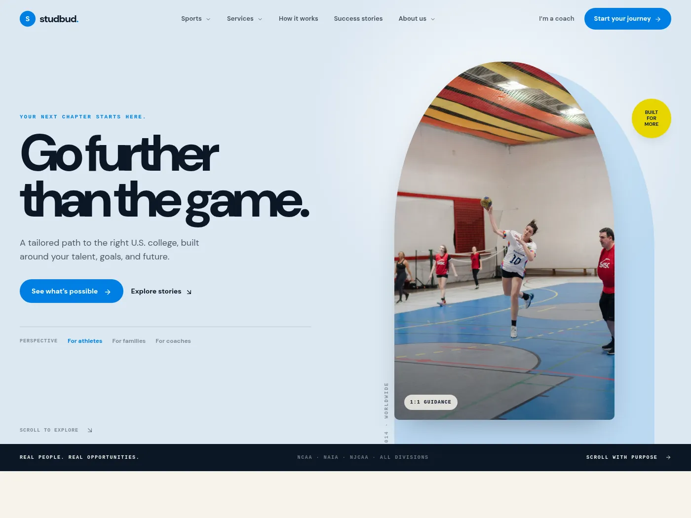 StudBud Premium Recruiting Site