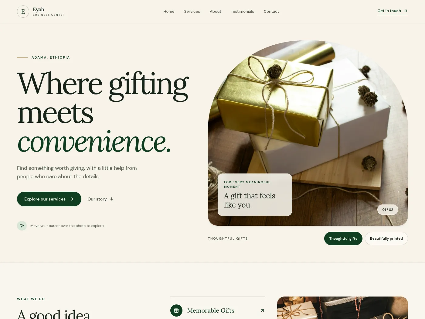 Eyob Business Center Web