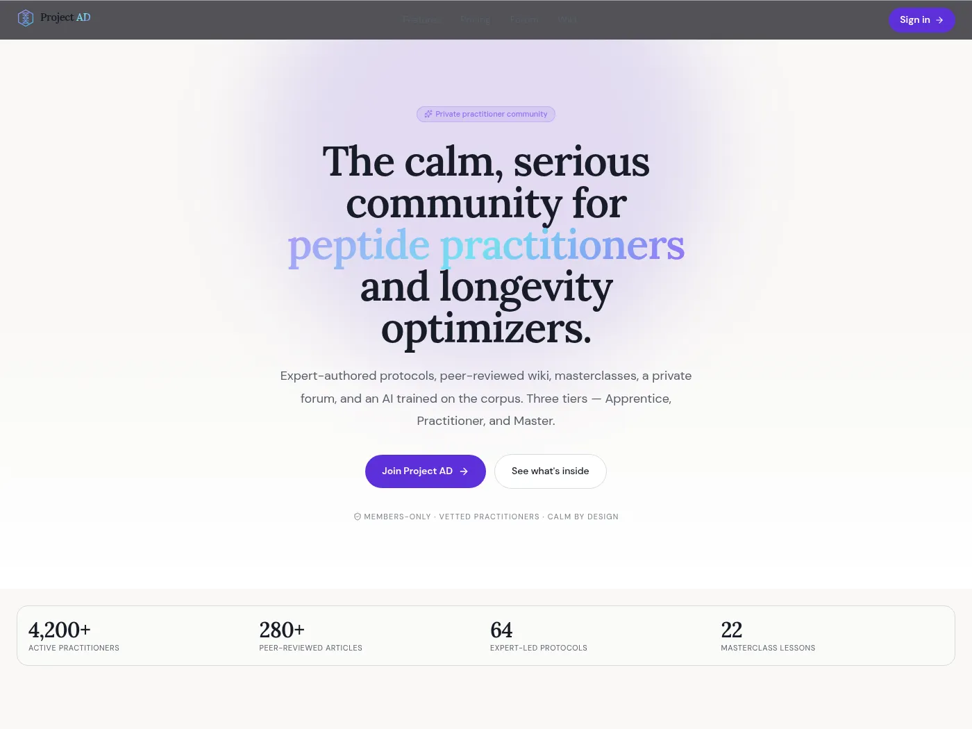 Project AD Community Hub