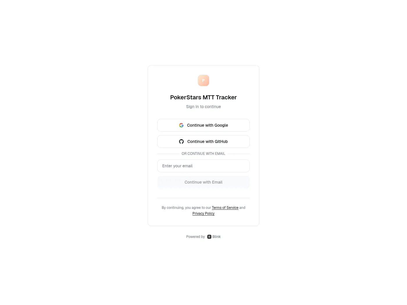PokerStars MTT Tracker