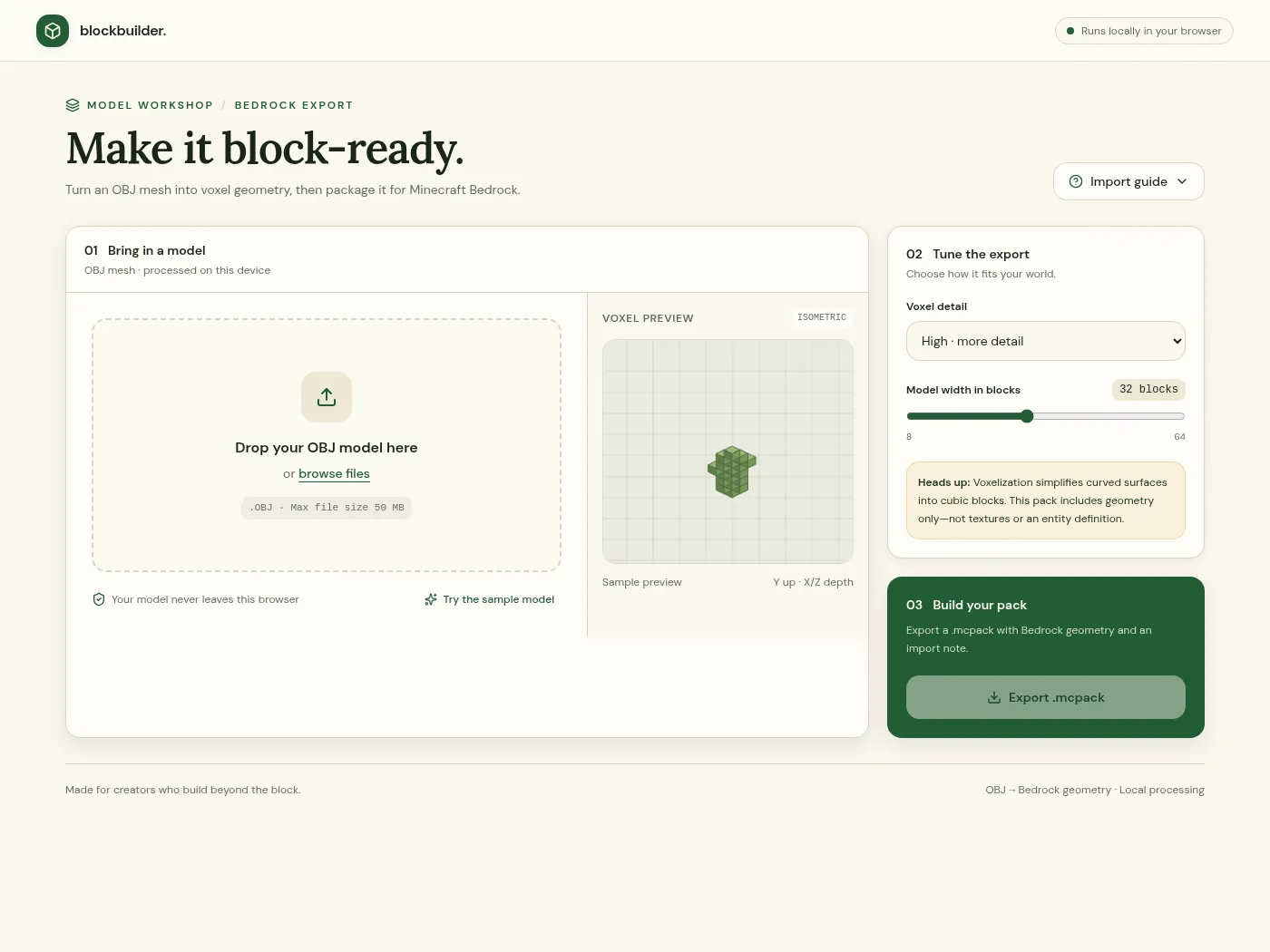 BlockCraft Converter