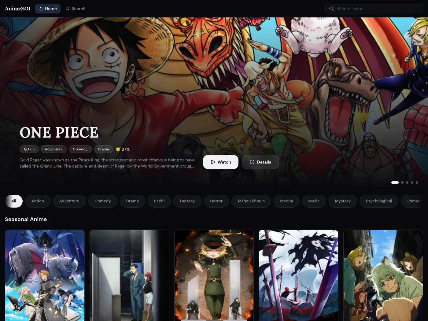 AnimeSOI Backend Integration